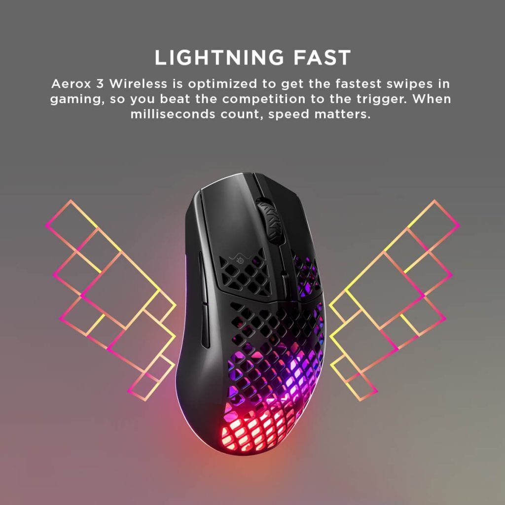 STEELSERIES Aerox 3 Wireless Super Light Gaming Mouse - Mr.IT Computer