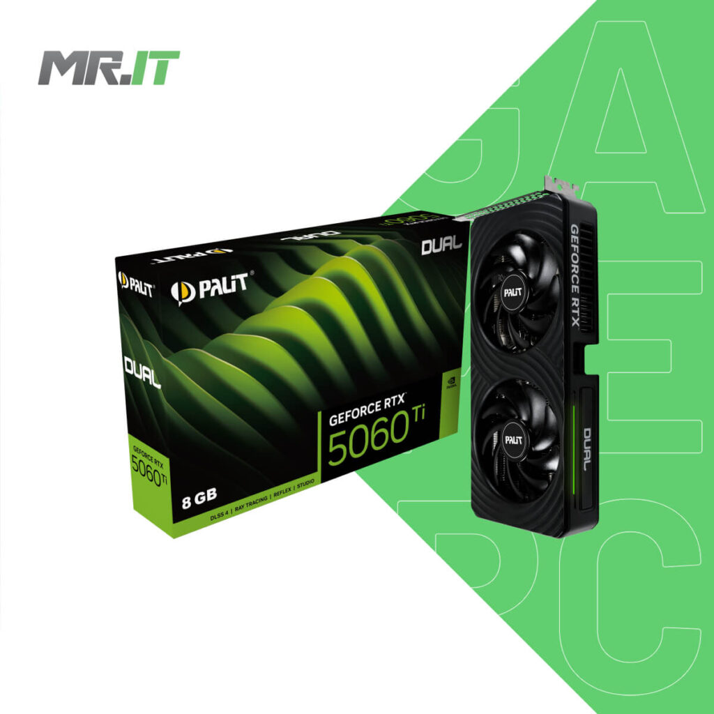 PALIT GeForce RTX™ 5060 Ti Dual 8GB GDDR7 GPU - Mr.IT Computer